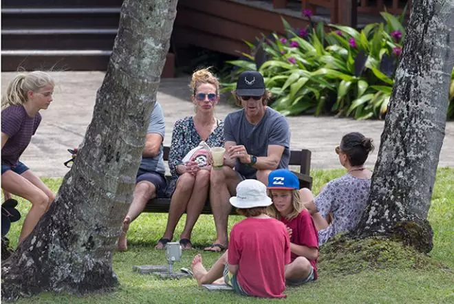 Julia Roberts med familie