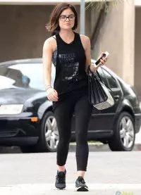 Even in the simplest clothes, Lucy Hale looks perfect