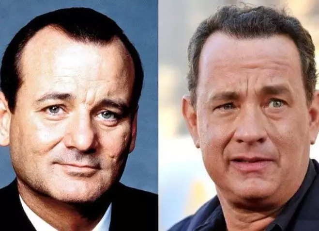 Kesamaan Bill Murray dan Tom Hanks sudah jelas