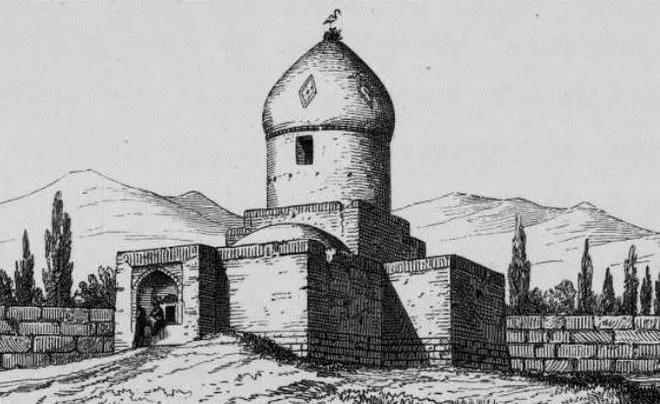 Tomb Mordech y Esther al siglo XIV.