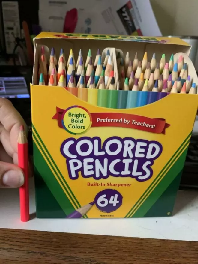 des crayons