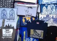 Li bazarên ya Kamboçyayê, tu stylish T-shirts buy