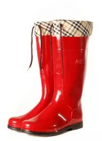 Female insulated rubber boots 8