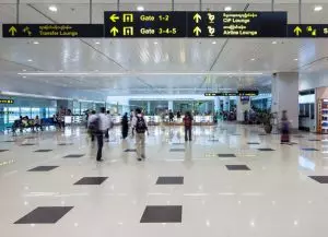 Aéroport à l'intérieur