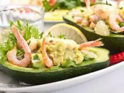 Avocado û Shrimp Snack