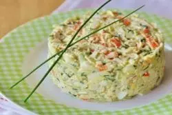 Crab salad na kabeeji