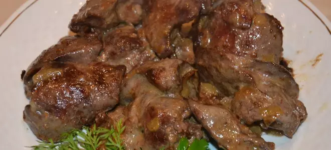 Wie man Hühnerleber braten