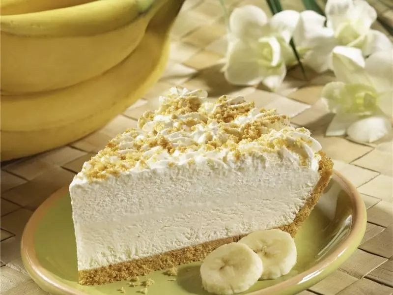 Gâteau de banane sans cuisson