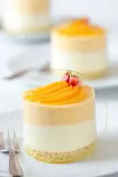 Mousse ost curd.