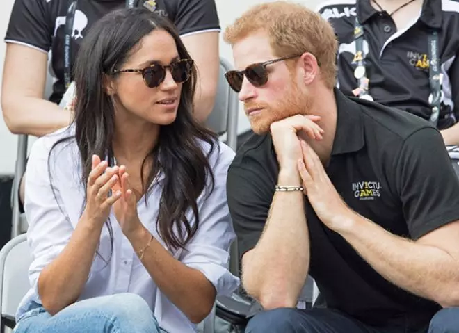 Megan Plant na Prince Harry.