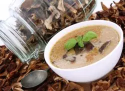 White Mushroom Soup.