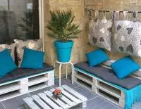 Nội thất từ ​​pallet tự làm