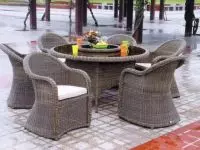 Sad furniture made of artificial rattan9