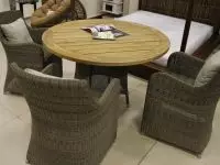 Sad furniture made of artificial rattan1