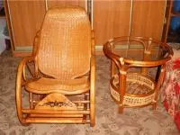 Sad furniture made of artificial rattan3