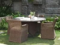 Garden furniture made of artificial rattan7