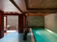 Casa de lemn cu piscina 2