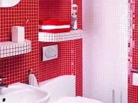 Vermell i blanc mosaic 1