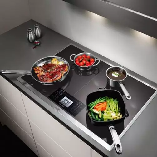 Cookware for induction cooking panel