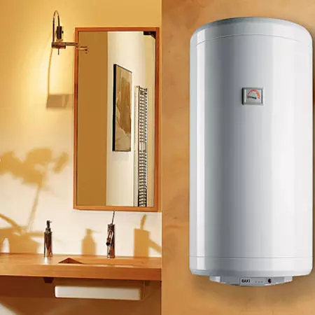 Gas storage water heater.