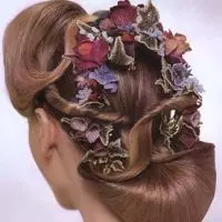 گۈل بىلەن توي hairstyles 6