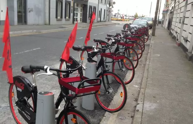 Punto de alquiler de bicicletas