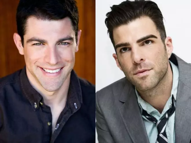 Max Greenfield in Zakari Quinto