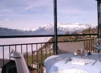 Hotel Kulm Morgenmad på terrassen