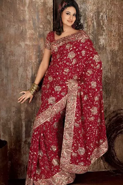 Indian sari.