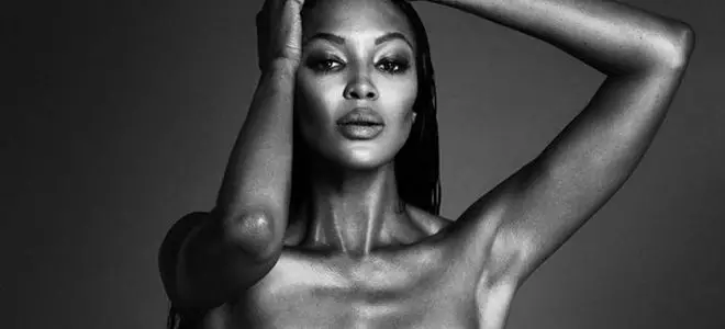 Nude Naomi Campbell.