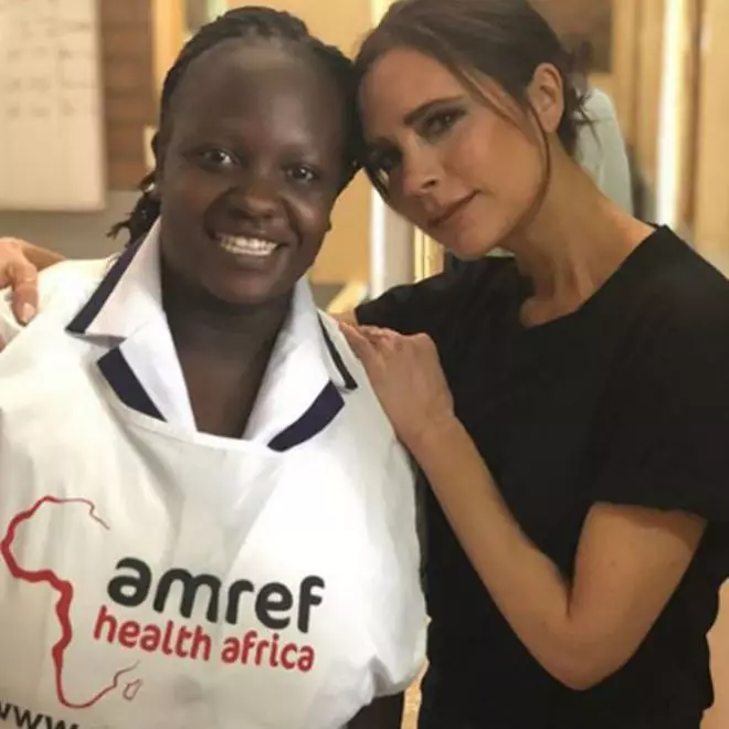 Kenya'da Victoria Beckham