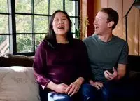 Mark Zuckerberg con una esposa embarazada