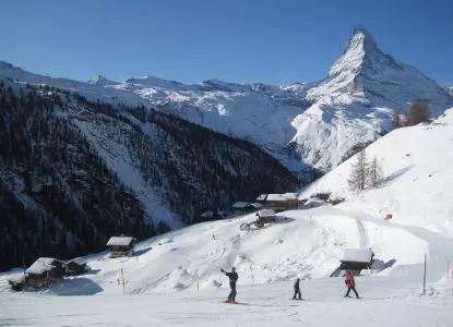 Skigebiet Zermatt.