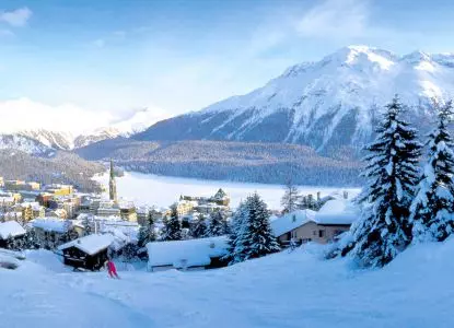 Ski Resort St Moritz