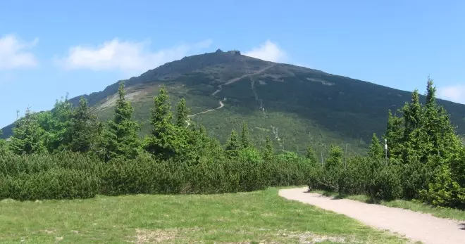 山の雪