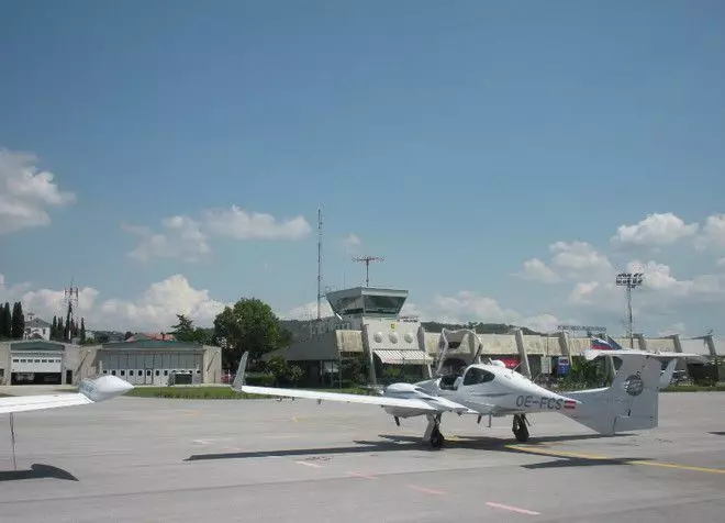 Portoroz Airport.