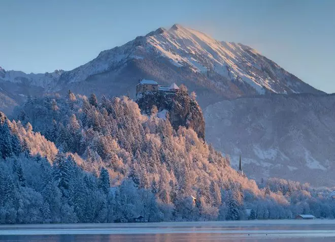 Castle Bled - Musim Dingin