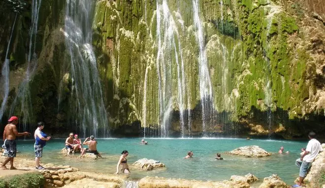 Waterfall El Lemon, Dominican Republic