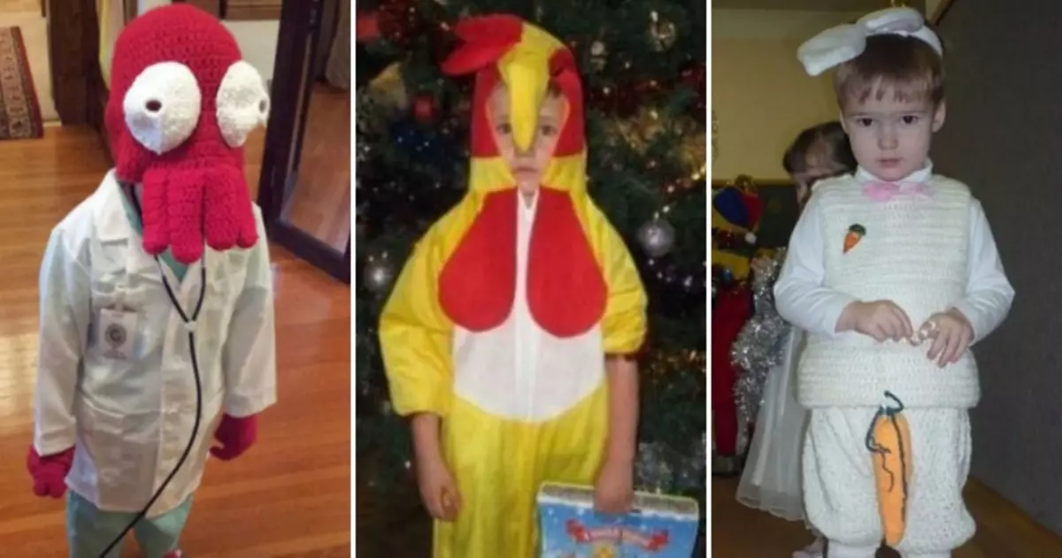 Olivier, ferro e altri 18 costumi di Capodanno per bambini assurdi