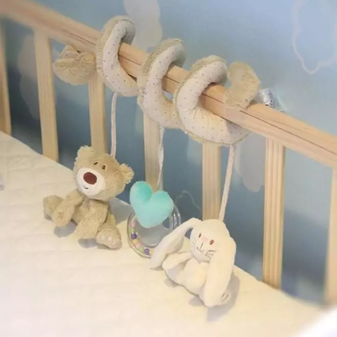 Leave toys in a crib