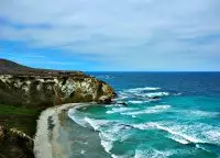 Fassinerende siening van Los Frailes Beach