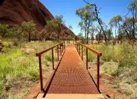 Tourist trails in Uluru National Park