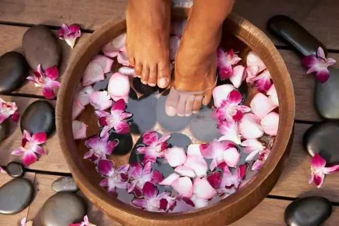 Balinese Footbath.