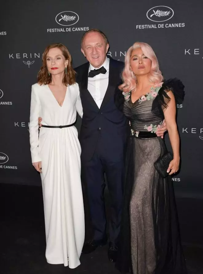 Isabelle Yupper, François-Henri Pinot et Salma Hayek