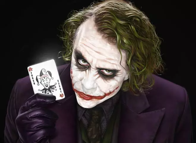 Heath Ledger fel Joker