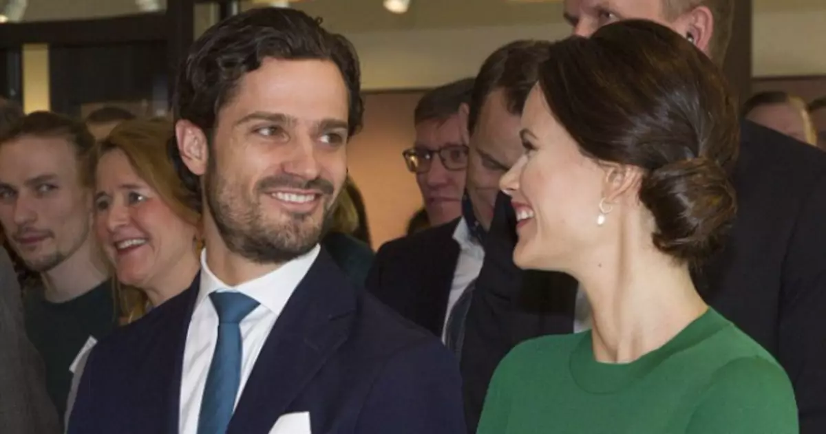 Prince Suécia Karl Philipp e Princess Sofia será o segundo filho