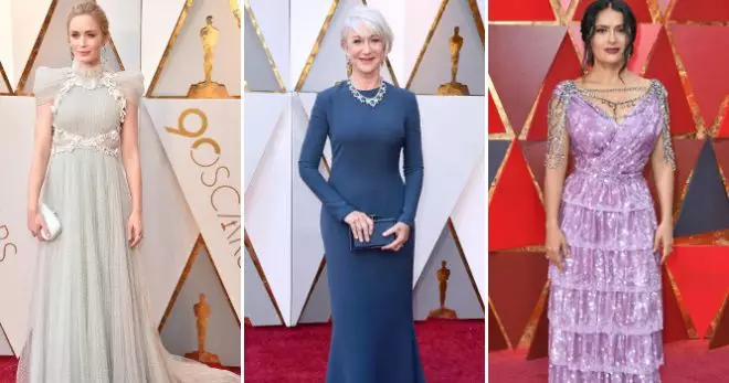 Оскар 2018 - Междузвездни рокли на церемонията - най-красивият и луксозен, оригинален, откровен, голи и светли тоалети