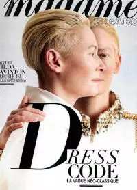 Tilda Suinton va aparèixer a la portada de la nova edició de la revista Madame Figaro