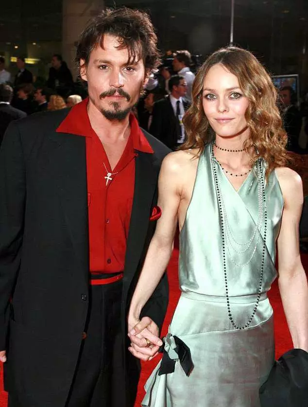 Vanessa Paraíso con Johnny Depp (en la foto en 2006)