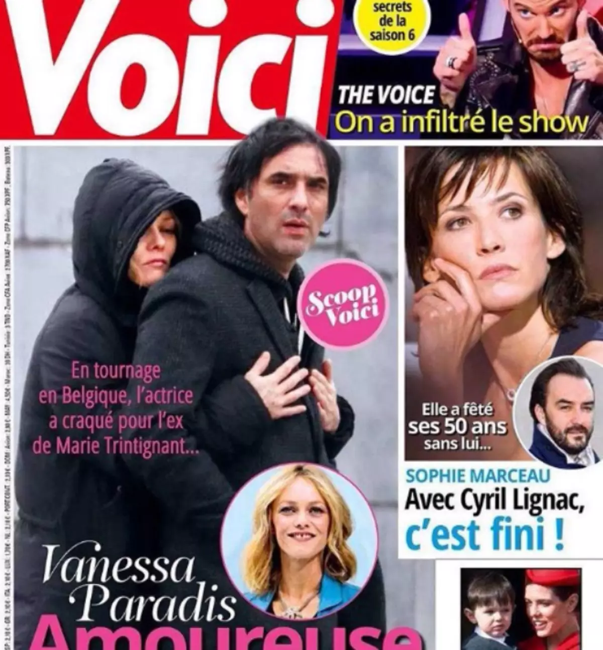 Lovers on the cover of VOICI